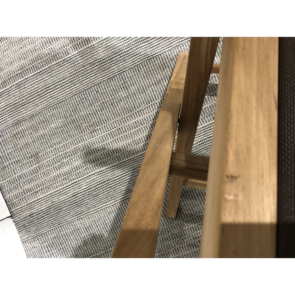 Set of 2 taupe-coloured textilene folding chairs | Second Life